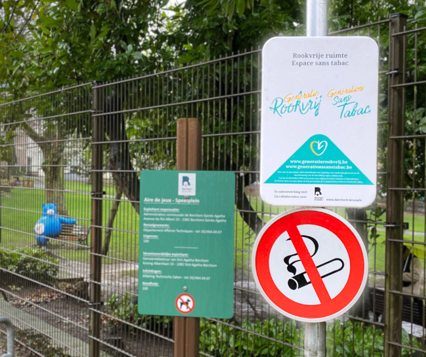 Generatie rookvrij : nieuwe rookvrije zones in 2025 - Sint-Agatha-Berchem